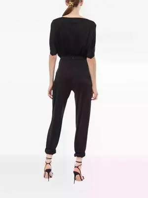 NENETTE Satin-finish Pleated Trousers