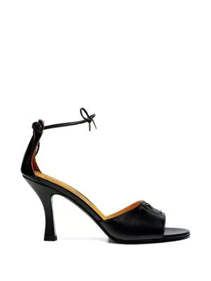 LILI CURIA Dita Ankle-tie Sandals - Black