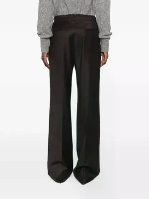 BERWICH Patrizia Pressed-crease Wool Trousers