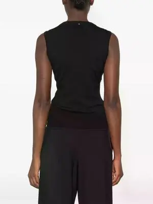 Sportmax Crystal-fringe Knitted Top