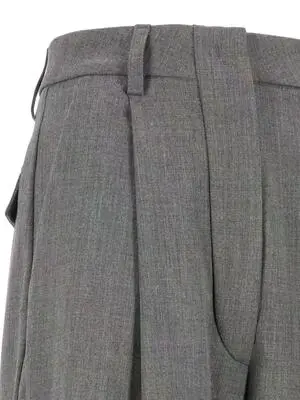 THELATEST Pleated Wide-leg Trousers