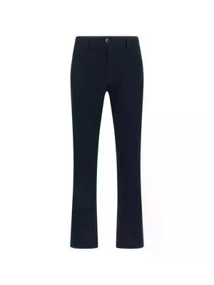 Incotex Straight-leg Cotton-canvas Trousers - Blue