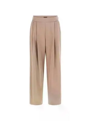 Guess Satin Wide Leg Pants - Neutrals