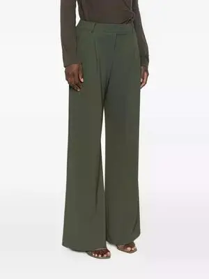 Patrizia Pepe Pleated Wide-leg Trousers