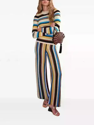 SIMONMILLER Mika Striped Long-sleeve Top