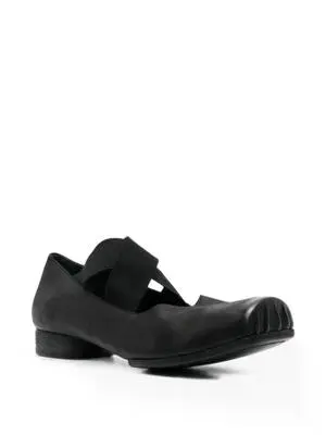UMA WANG Crossover-strap Square-toe Ballet Flats