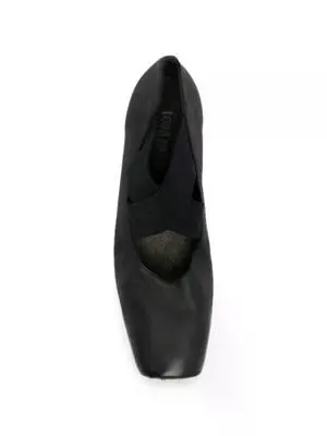 UMA WANG Crossover-strap Square-toe Ballet Flats