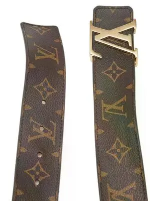 LOUIS VUITTON Monogram Initiales Belt