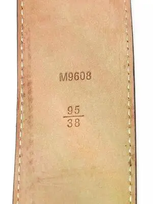 LOUIS VUITTON Monogram Initiales Belt