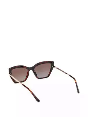 Guess Tortoiseshell-effect Geometric-frame Sunglasses