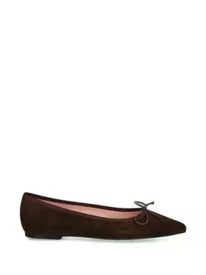 Pretty Ballerinas Ella Pointed-toe Ballet Flats - Brown