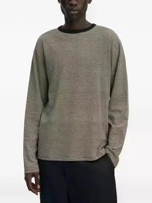 ANOTHER ASPECT Striped Long-sleeve T-shirt