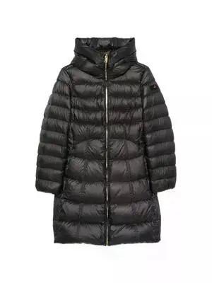 Peuterey Quilted Hooded Coat - Black