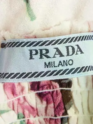 Prada Floral-print Midi Dress