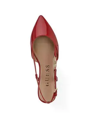 Guess Leather Slingback Ballet Flats