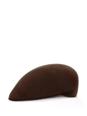 ALEXIA ALVAREZ DE TOLEDO Stiff Coppola Hat Brown