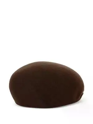 ALEXIA ALVAREZ DE TOLEDO Stiff Coppola Hat - Brown