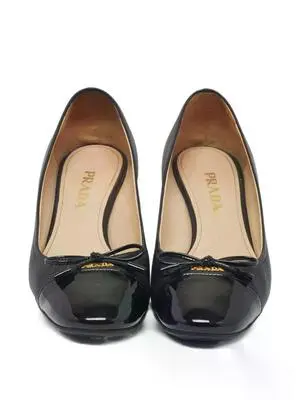 Prada Leather Heeled Pumps