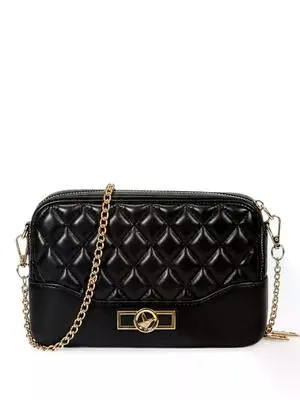 MARC ELLIS Mini Flat Bloom Shoulder Bag - Black