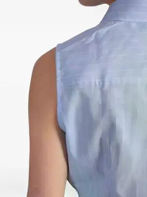 FAY Striped Sleeveless Shirt