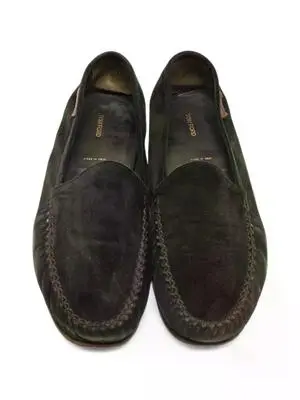 TOM FORD Suede Slip-on Loafers