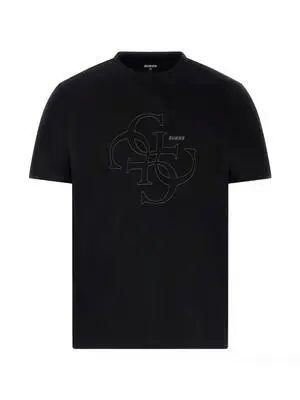 Guess Embroidered Logo T-shirt - Black