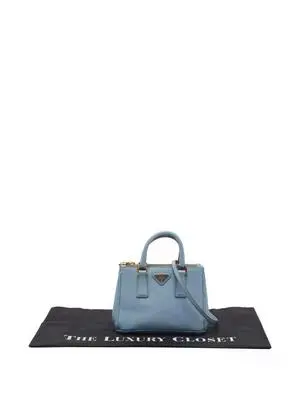 Prada Mini Galleria Tote Bag - Blue
