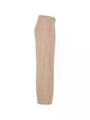 CAMBIO Adeline Pleated Wide-leg Trousers