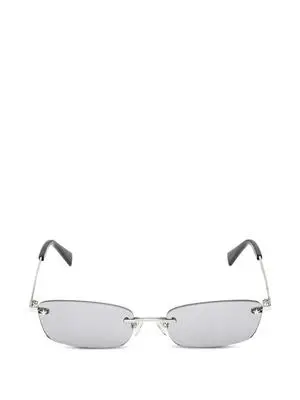 Guess Rectangle Metal Sunglasses - Silver