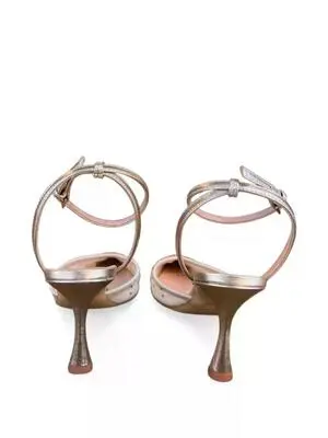 NINALILOU Amy Crystal-embellished Slingback Pumps