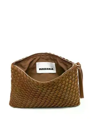 MARREA Woven Clutch Bag