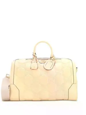 Gucci Convertible Boston Top Handle Bag Gg Matelasse Leather Medium Travel Bag - Neutrals