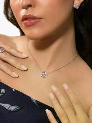 FANTASIA BY DESERIO Clover Pendant Necklace