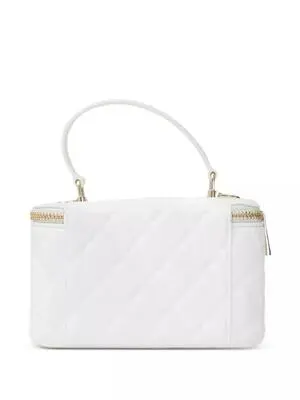 MARC ELLIS Mini Flat Sun Kiss Quilted Tote Bag - White