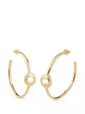 Guess Heart-motif Hoop Earrings - Gold