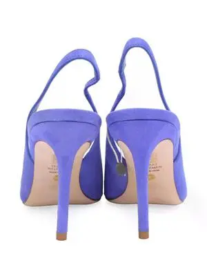 STUART WEITZMAN Crystal Fleur Slingback Pumps