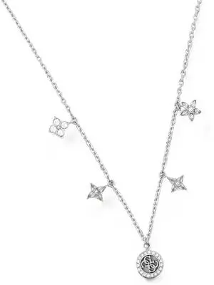 Guess Flower Charms Necklace