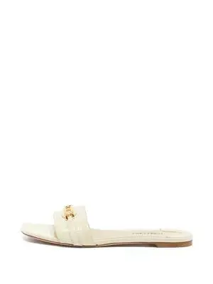 TOM FORD Chain-embellished Flat Sandals - Neutrals