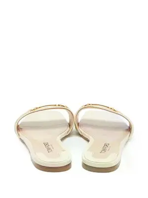 TOM FORD Chain-embellished Flat Sandals - Neutrals