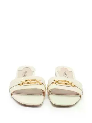 TOM FORD Chain-embellished Flat Sandals - Neutrals