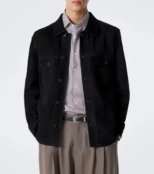 Sunspel Suede Overshirt