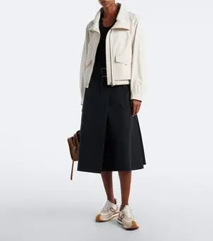 Loewe Flow Runner 2.0 Suede-trimmed Sneakers