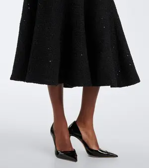 Roland Mouret Embellished Boucle Cocktail Dress
