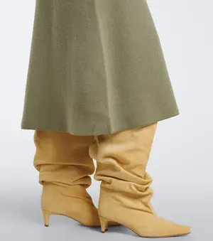 Staud Wally Suede Mid-calf Boots