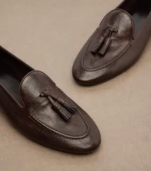 THE ROW Caden Leather Loafers