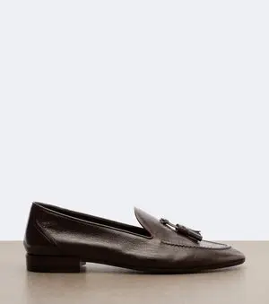 THE ROW Caden Leather Loafers