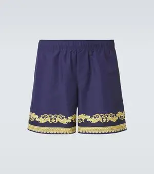 Versace Barocco Swim Trunks - Blue