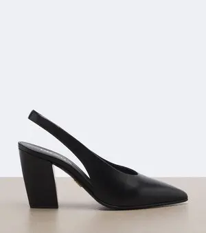 Prada Leather Slingback Pumps