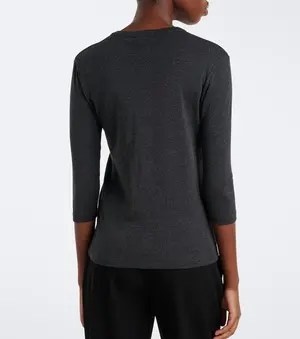THE ROW Alena Cotton, Cashmere, And Silk Cardigan