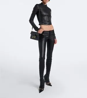 Gucci Leather Slim Pants
